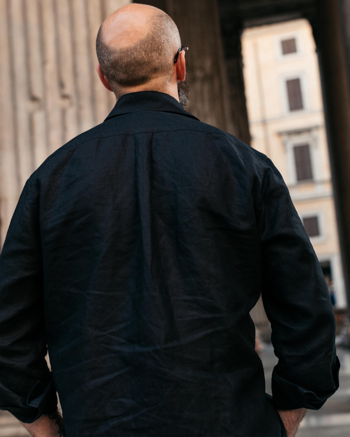 Black tops and tonal combinations under – Permanent Style