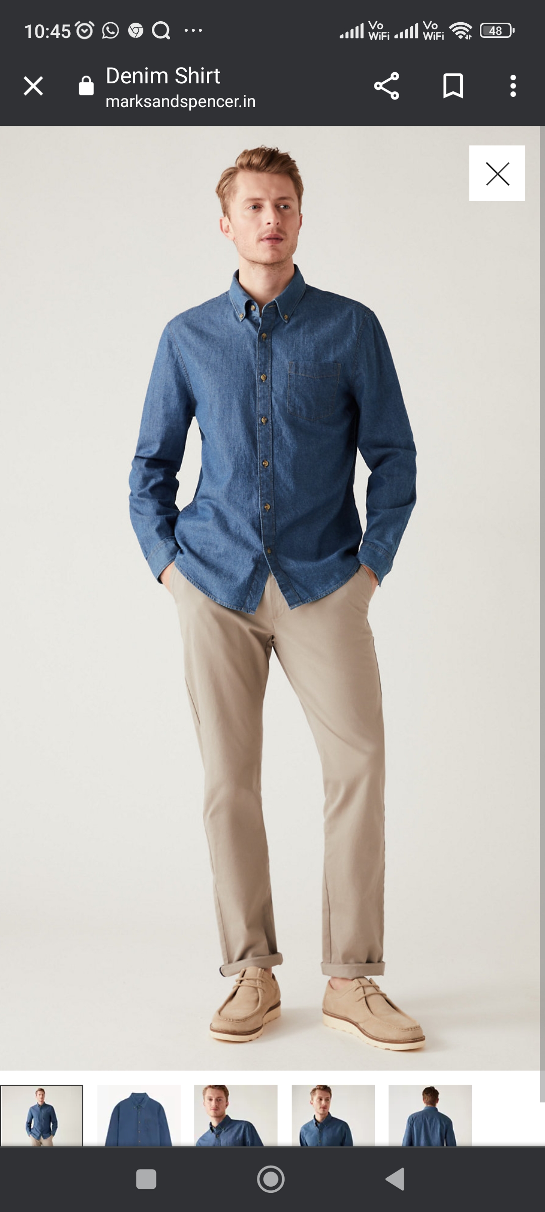D’Avino bespoke denim shirt – Permanent Style