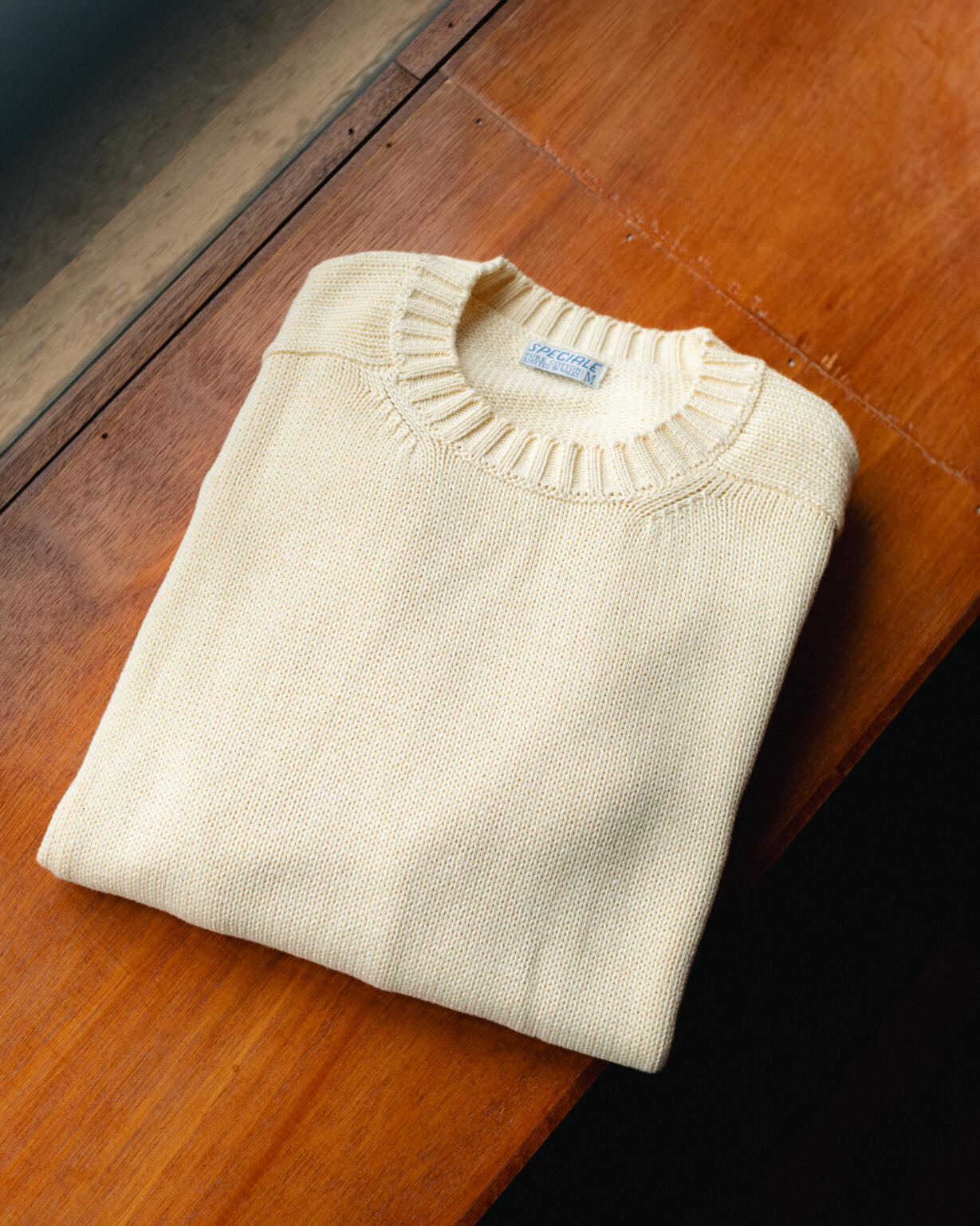 Introducing: The Speciale hand-framed cotton sweater – Permanent Style